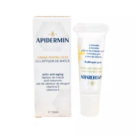 Crema pentru ochi complex anti-aging Apidermin, 10 ml, Complex Apicol ...