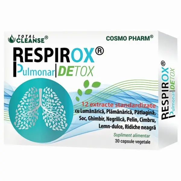 RESPIROX Pulmonar DETOX® | Regenereaza, Detoxifica - Biosis