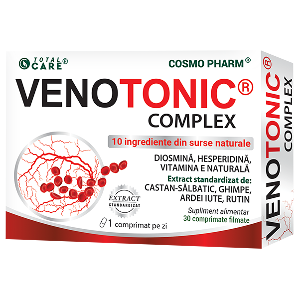 Venotonic Complex Pentru Varice, Hemoroizi, Ulcere Varicoase x30 cps ...